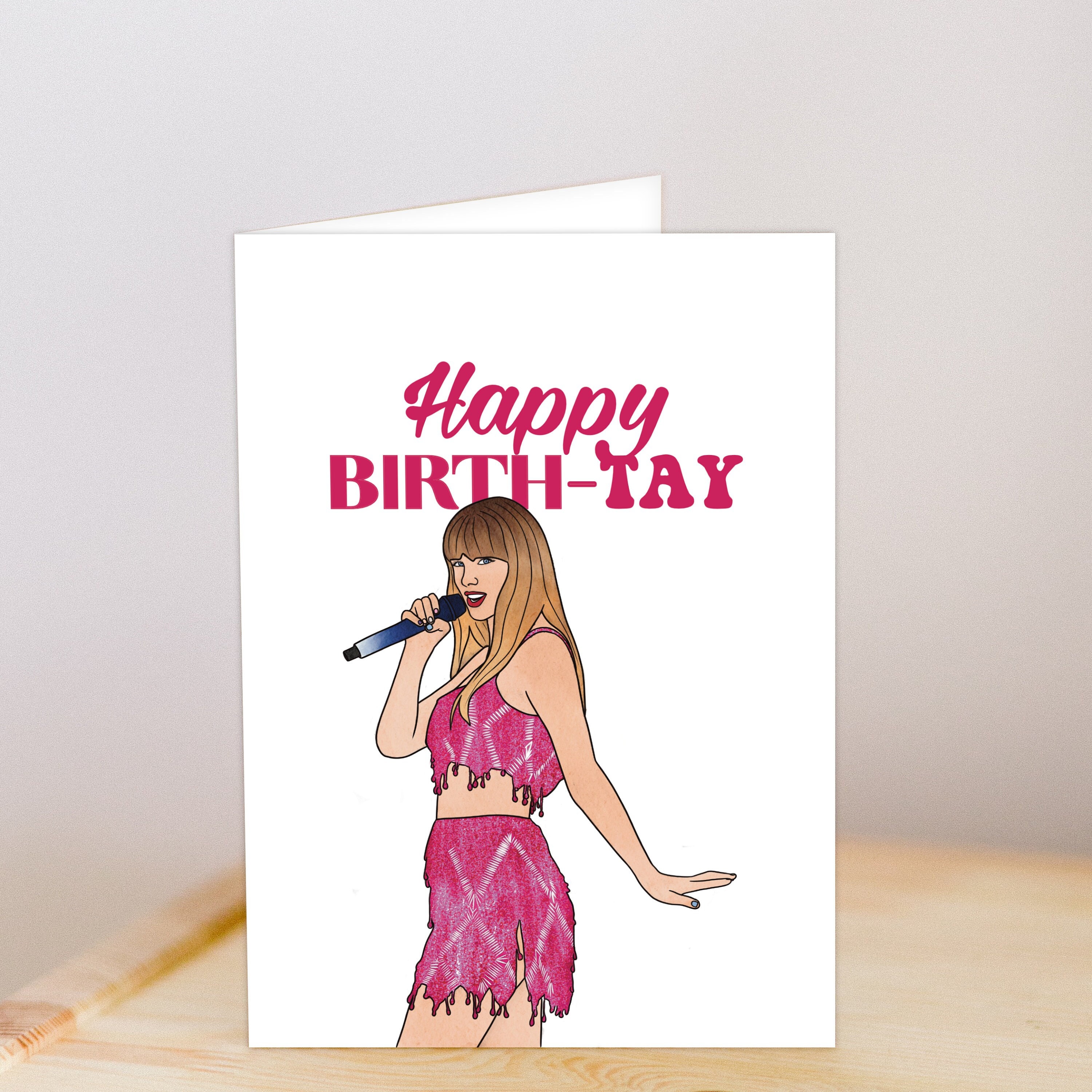 Taylor Swift Birthday Card, Birth Tay, Swifty, Birthday Card. Gift for ...