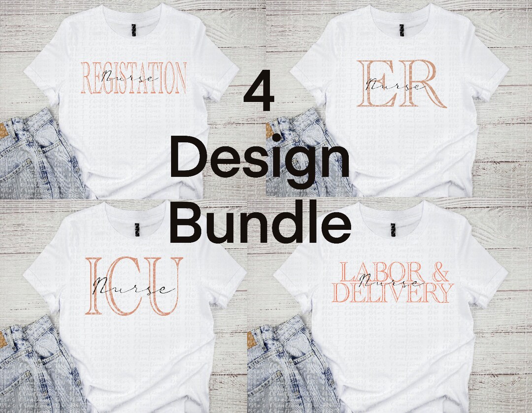 ICU, ER, Labor an Delivery, Registration Bundle Png | 4 Design Bundle ...