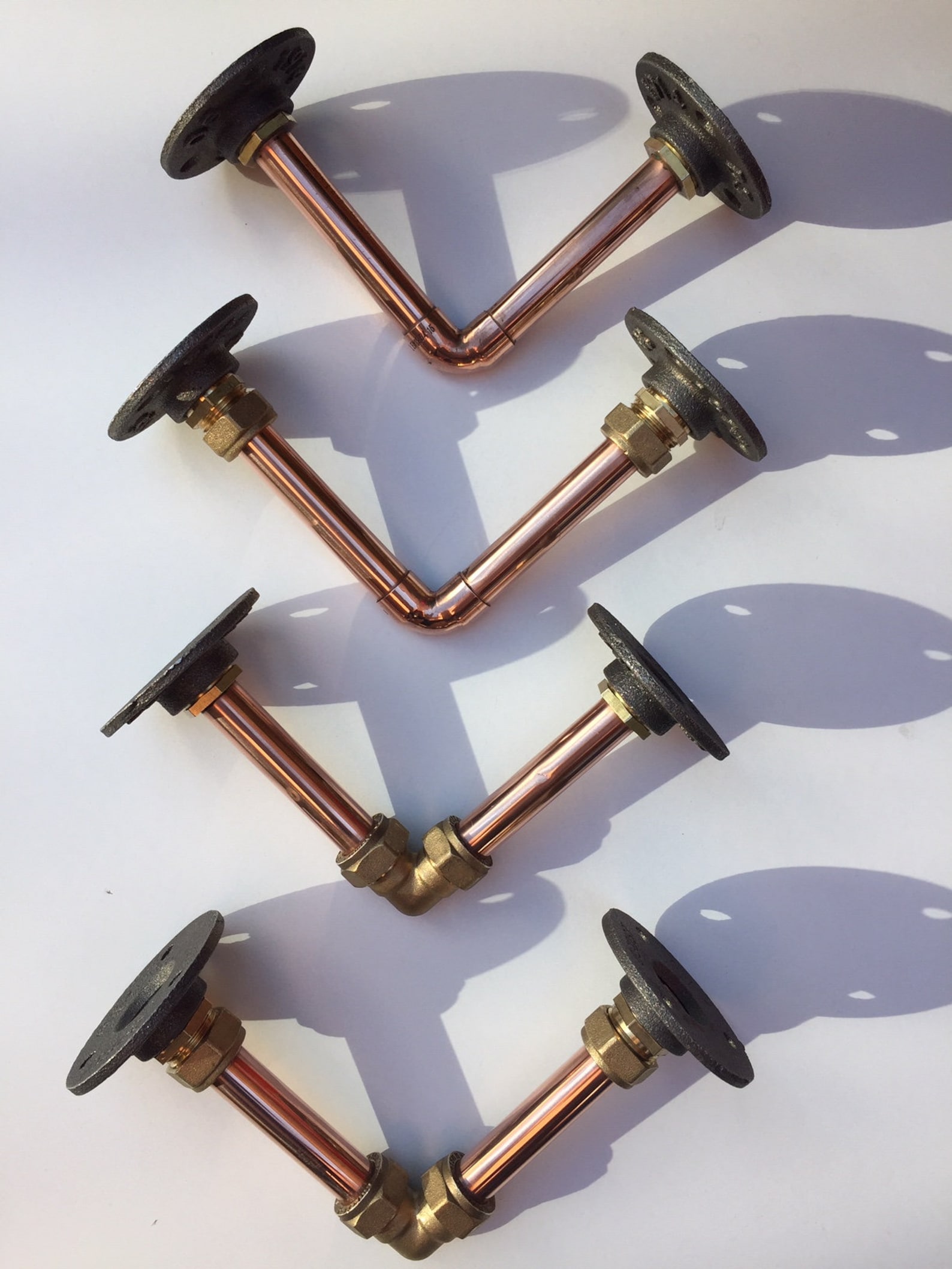 Scaffold Industrial Steampunk Victorian Shelf Brackets Copper - Etsy