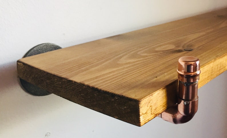 Steampunk Victorian Shelf Brackets Copper Brass With Foot | Etsy