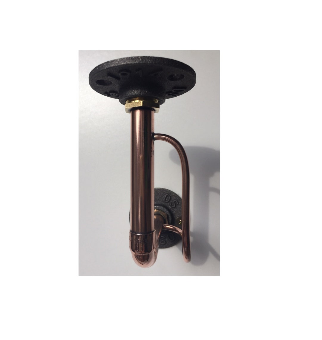 Copper Industrial Steampunk Victorian Shelf Brackets With Auxiliary ...