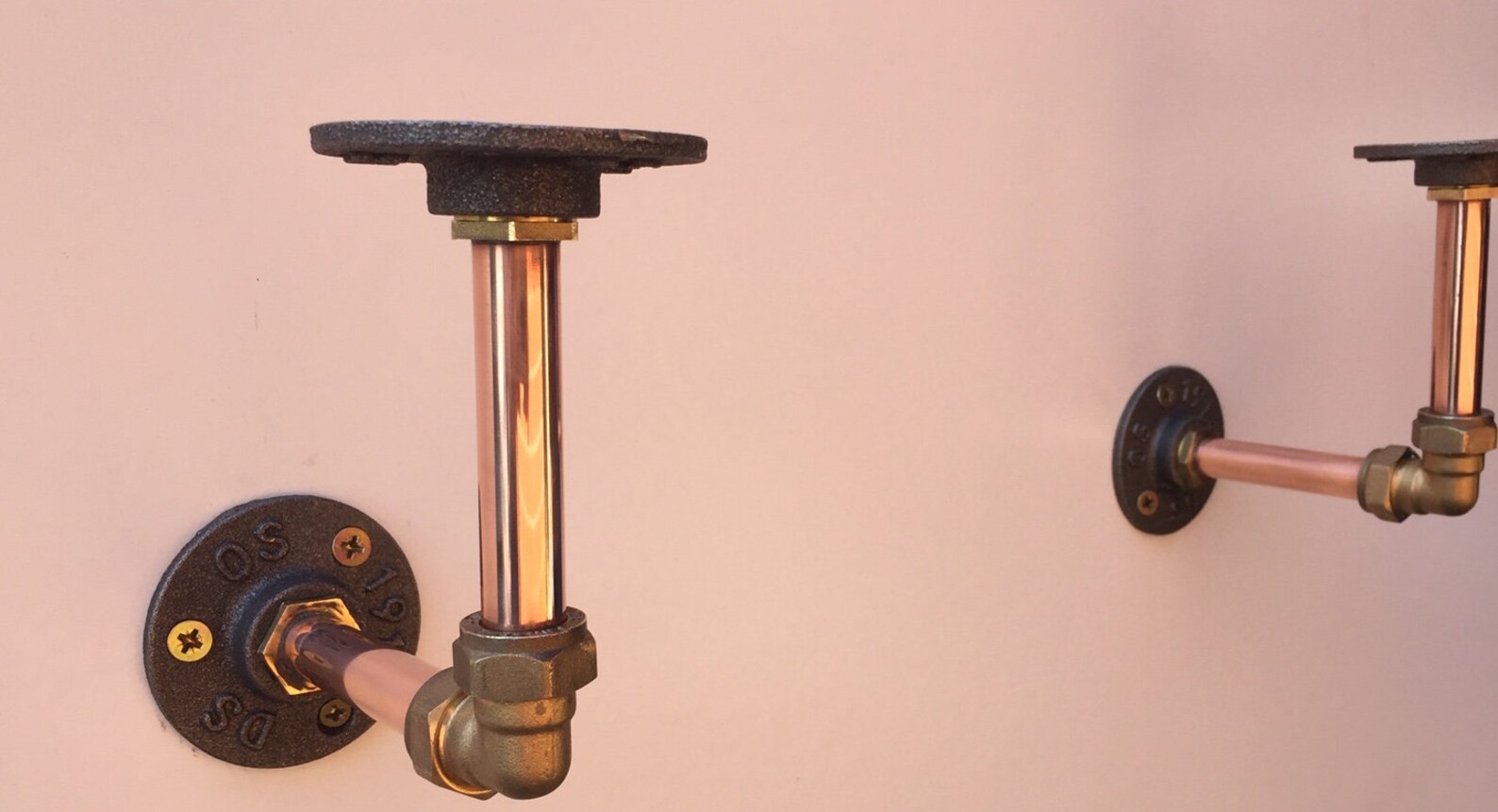 Scaffold Industrial Steampunk Victorian Shelf Brackets Copper - Etsy