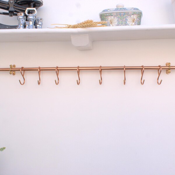 Copper Pan Rail - Etsy