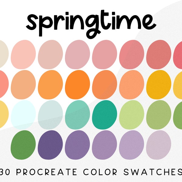 Spring Color Palette - Etsy