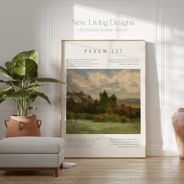 Psalm 127 - Etsy