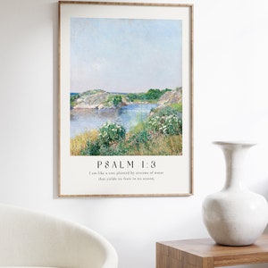Psalm 19 the Heavens Declare the Glory of God Poster, Clouds Art, Bible ...