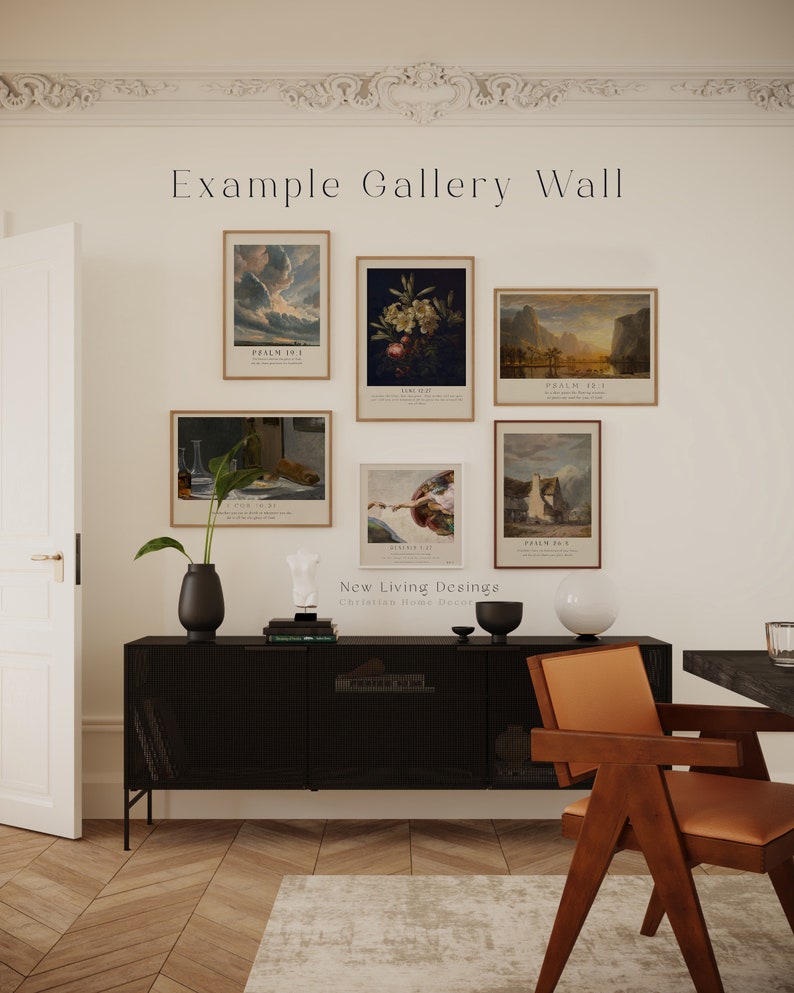 Digital Download Vintage Bible Verse Gallery Wall SET of 6 - Etsy