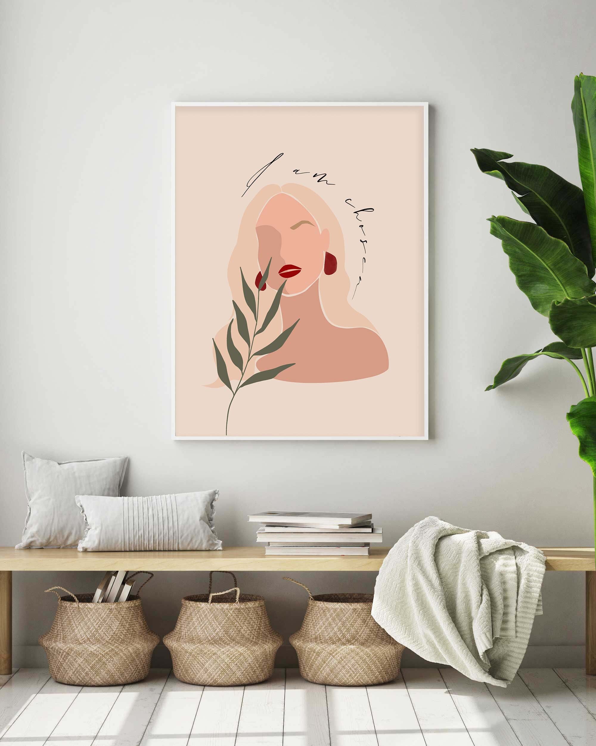 Female Faith Poster | Digital Download | Modern Scripture Decor | Woman ...
