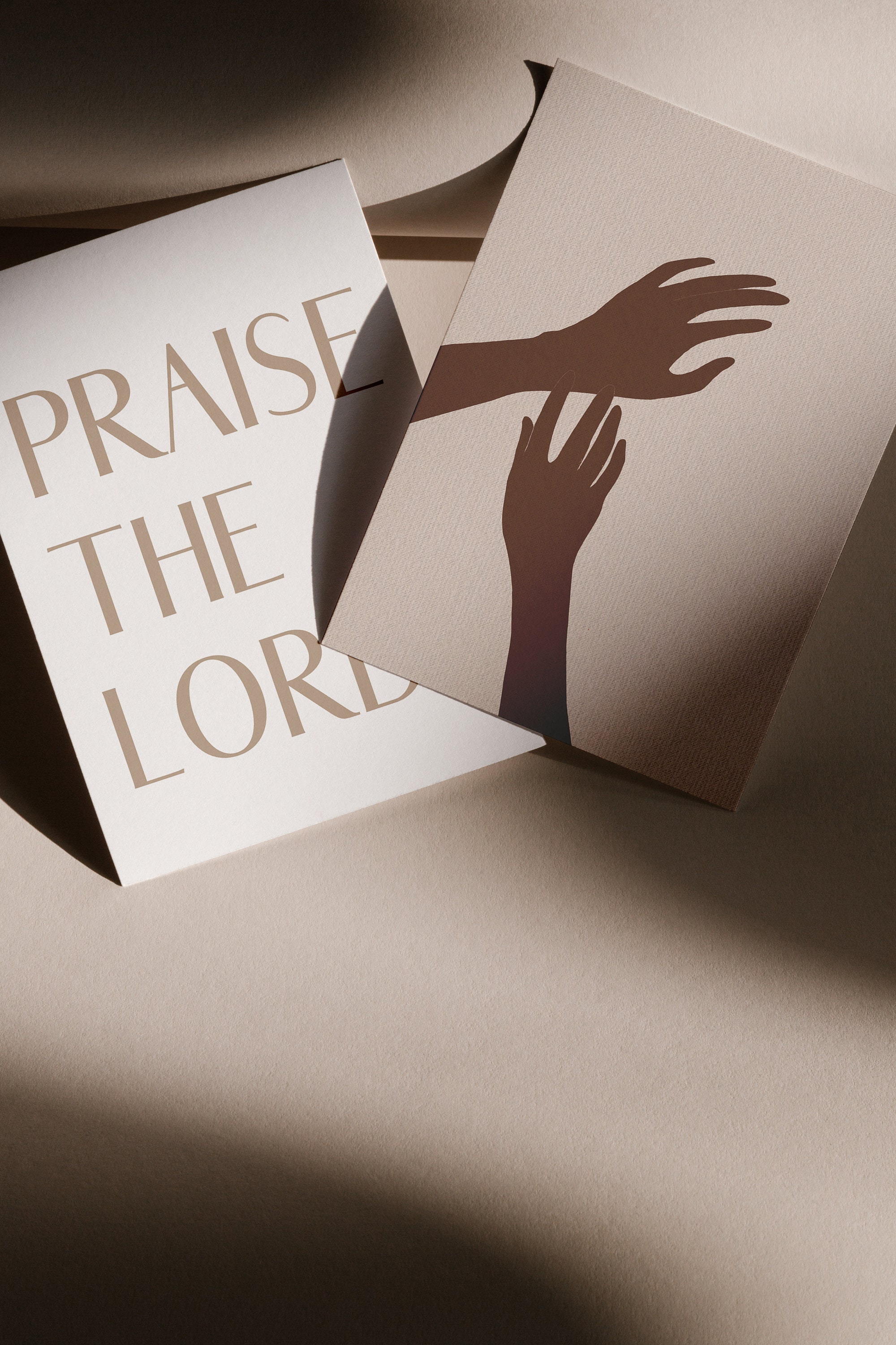 Praise the Lord Poster Duo, Christian Digital Download | Modern ...