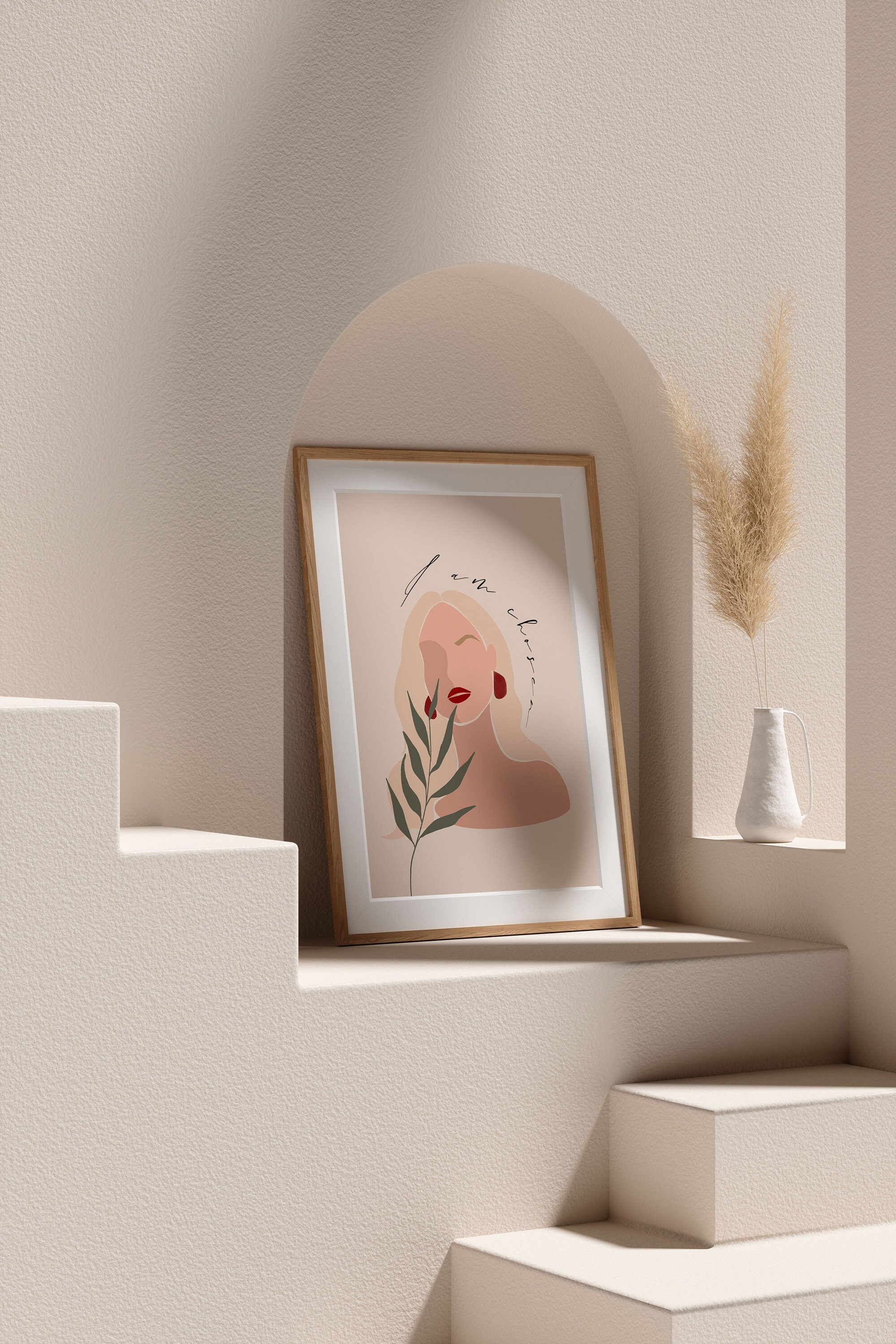 Female Faith Poster | Digital Download | Modern Scripture Decor | Woman ...