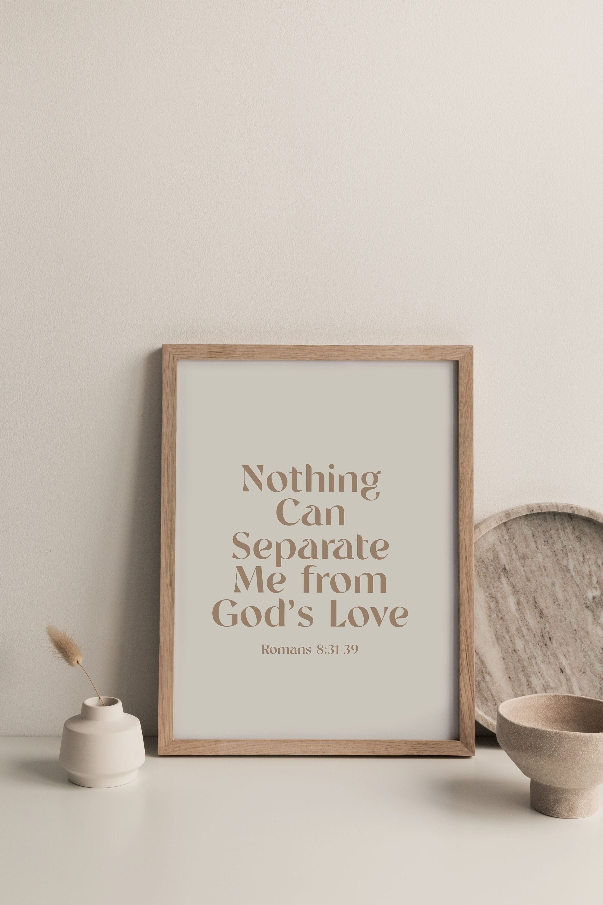 Romans 8 Printed & Shipped Modern Scripture Décor | Etsy