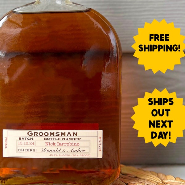Personalized Label Bourbon - Etsy