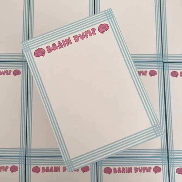 Brain Dump Notepad - Etsy