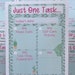 Just One Task Notepad Self Love Notepad Self Care Notepad Calming To-do ...