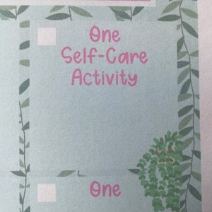 Just One Task Notepad Self Love Notepad Self Care Notepad Calming To-do ...