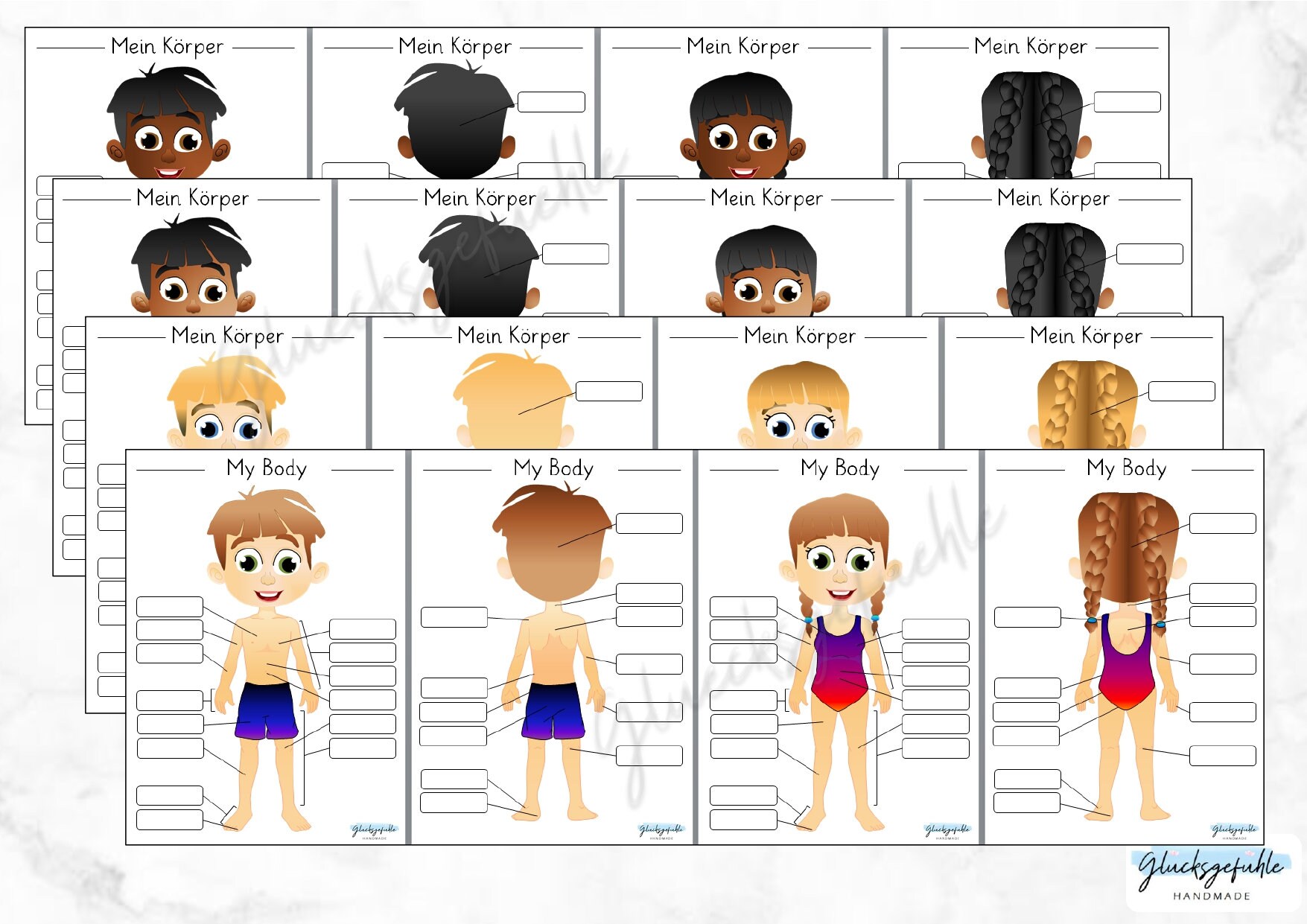 PDF Learning Pack Human Body, Human Body, Education - Etsy UK