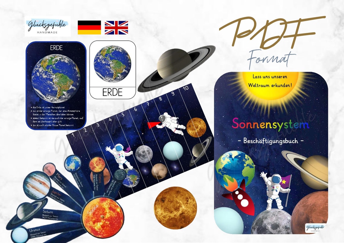 PDF Solar System Complete Package, Space, Homeschool, Montessori ...