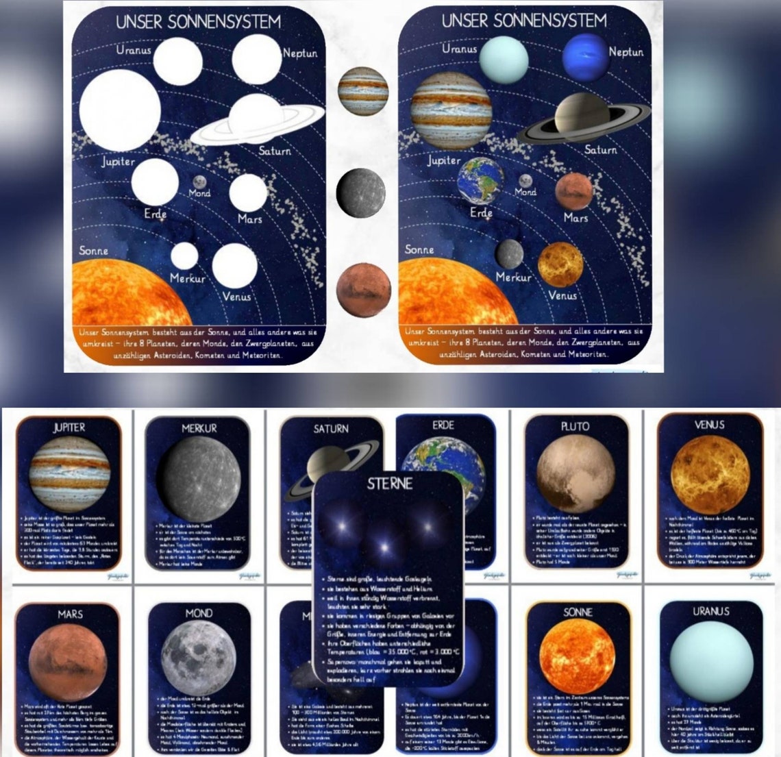 PDF Solar System Complete Package, Space, Homeschool, Montessori ...