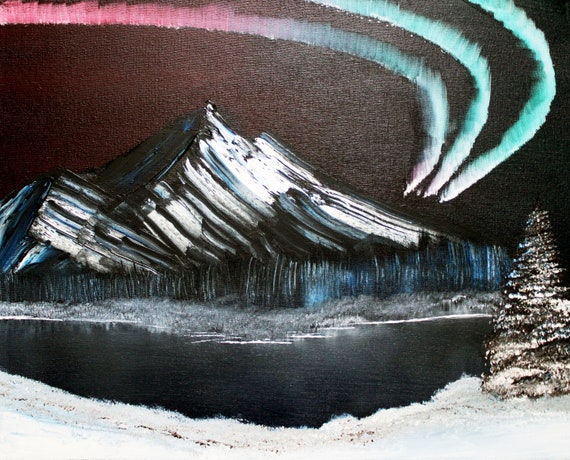 Aurora Mountain View Print 8x10 - Etsy