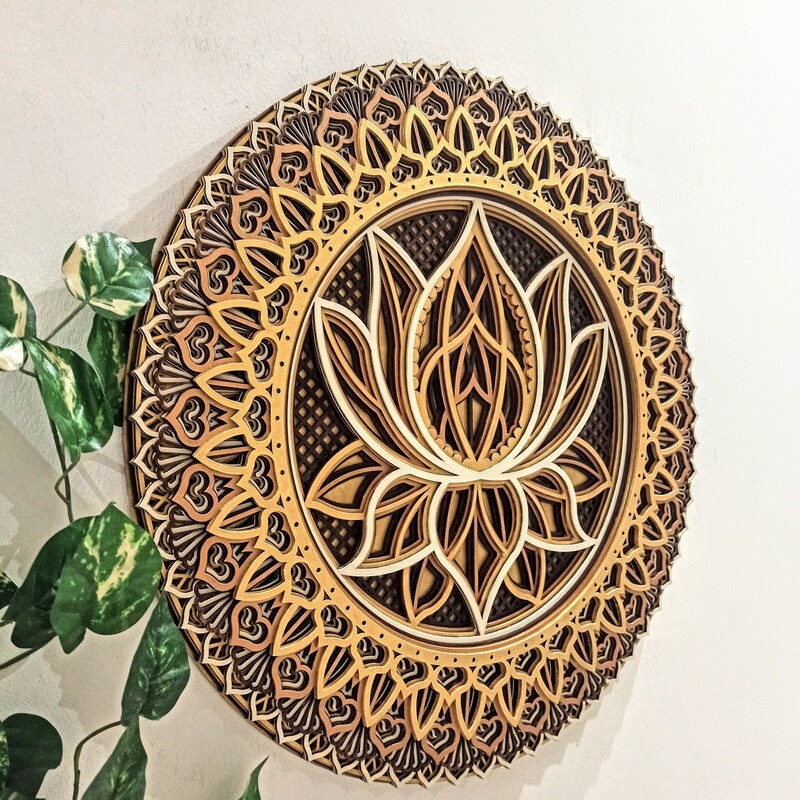 Lotus Mandala - Etsy