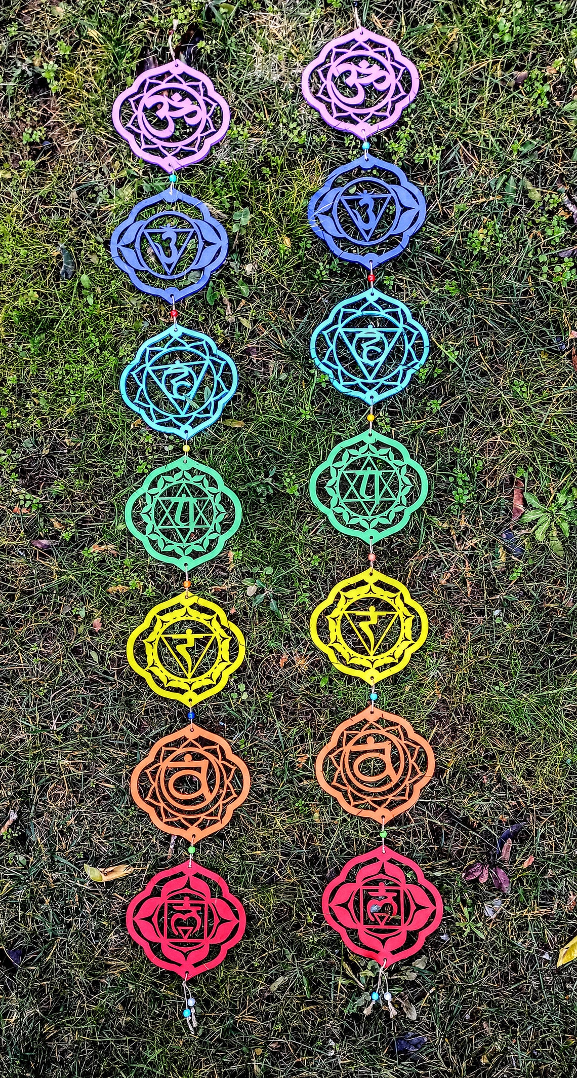 7 Chakra Wall Hanging Chakras Wall Decor Chakras Toran | Etsy