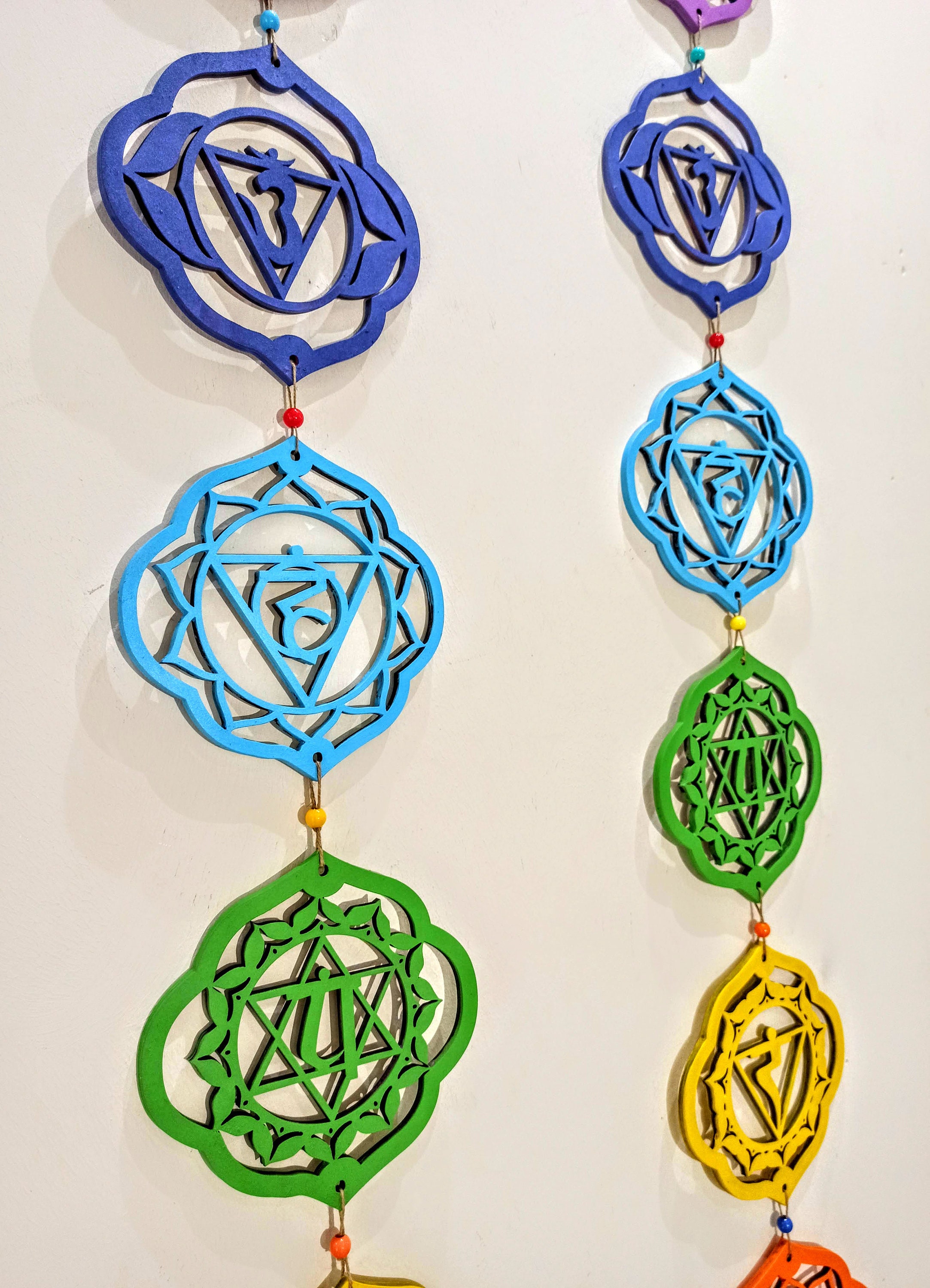 7 Chakra Wall Hanging Chakras Wall Decor Chakras Toran | Etsy