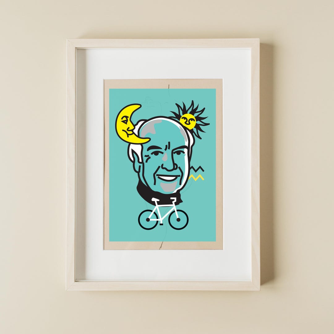 Albert Hofmann Pop Art Portrait | Digital Download | Colorful Printable Wall Art | Psychedelic ...