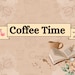 Coffee Time Printable, Coffee Journal Papers, Coffee Scrapbook, Coffee ...