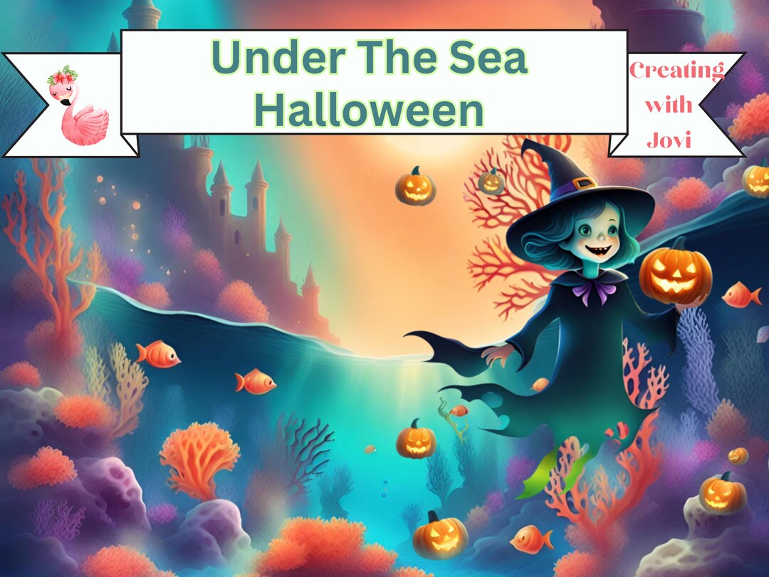 Halloween Printable, Under the Sea Halloween Junk Journal Kit ...