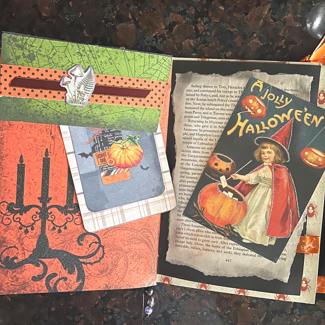 Halloween Junk Journal, October Daily Journal, Halloween Scrapbook ...