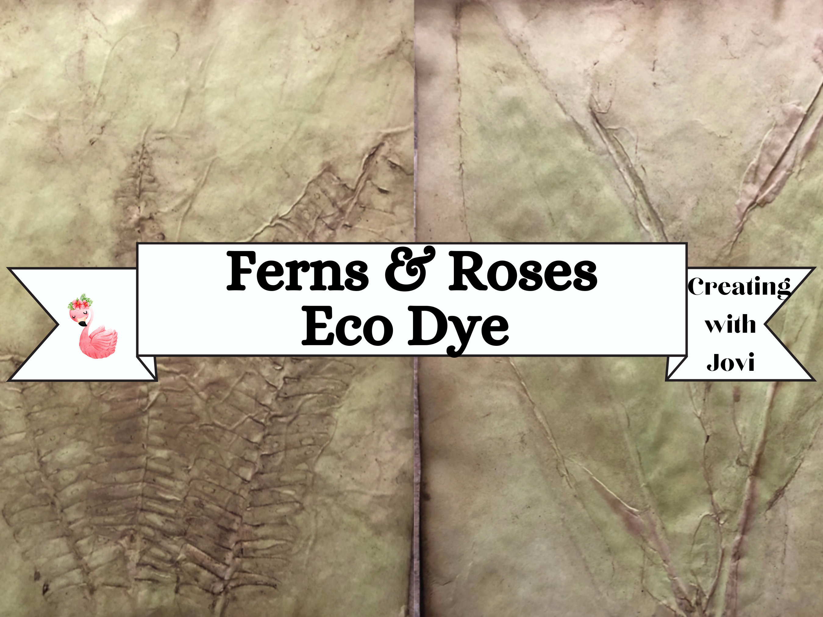 Rose Eco Dye Printable, Fern Eco Dye Printable, Eco Dye Junk Journal ...