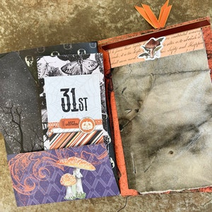Halloween Junk Journal, October Daily Journal, Halloween Scrapbook ...