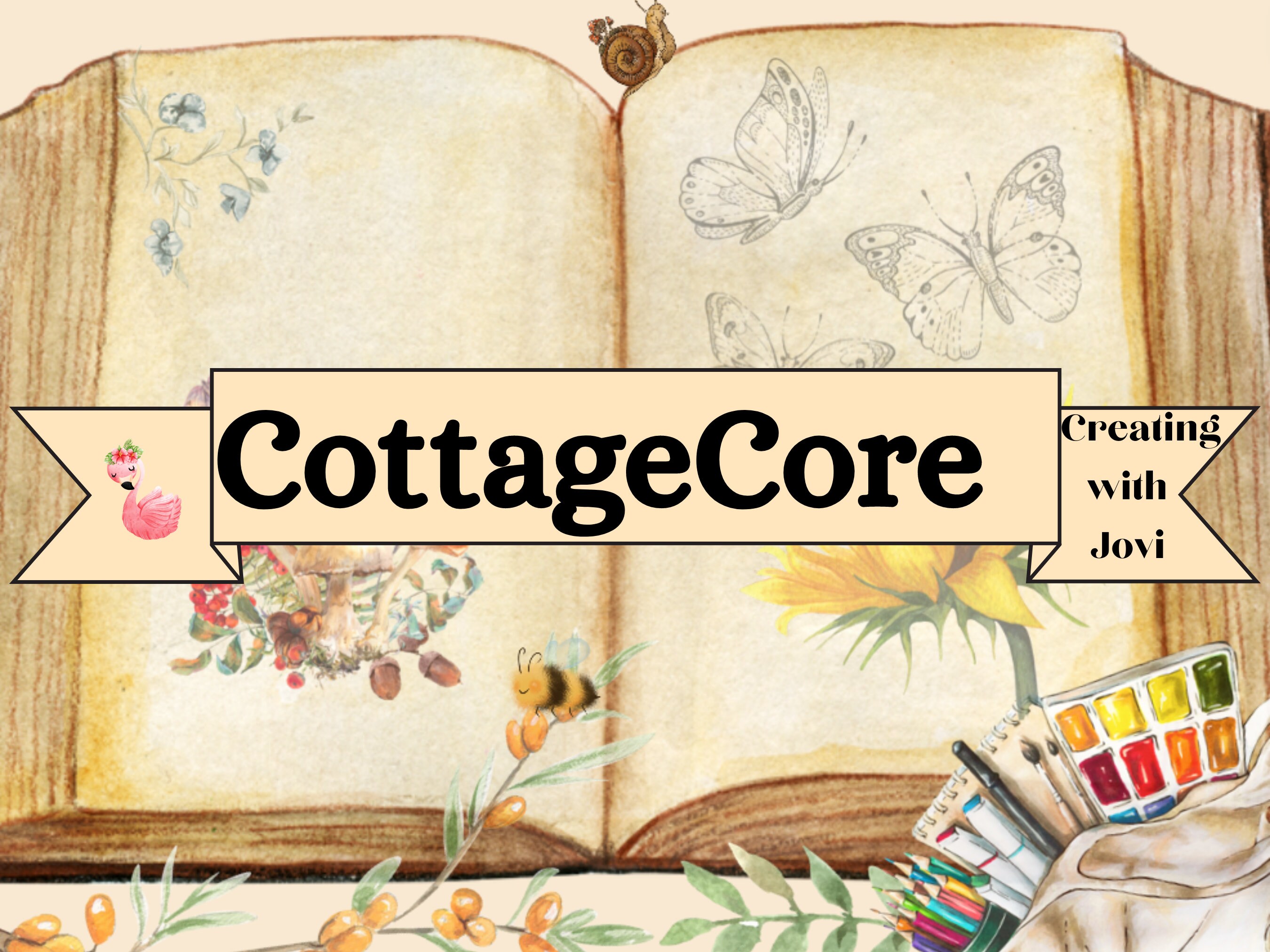 Cottagecore Junk Journal Kit: Printable Ephemera & Journal Pages ...