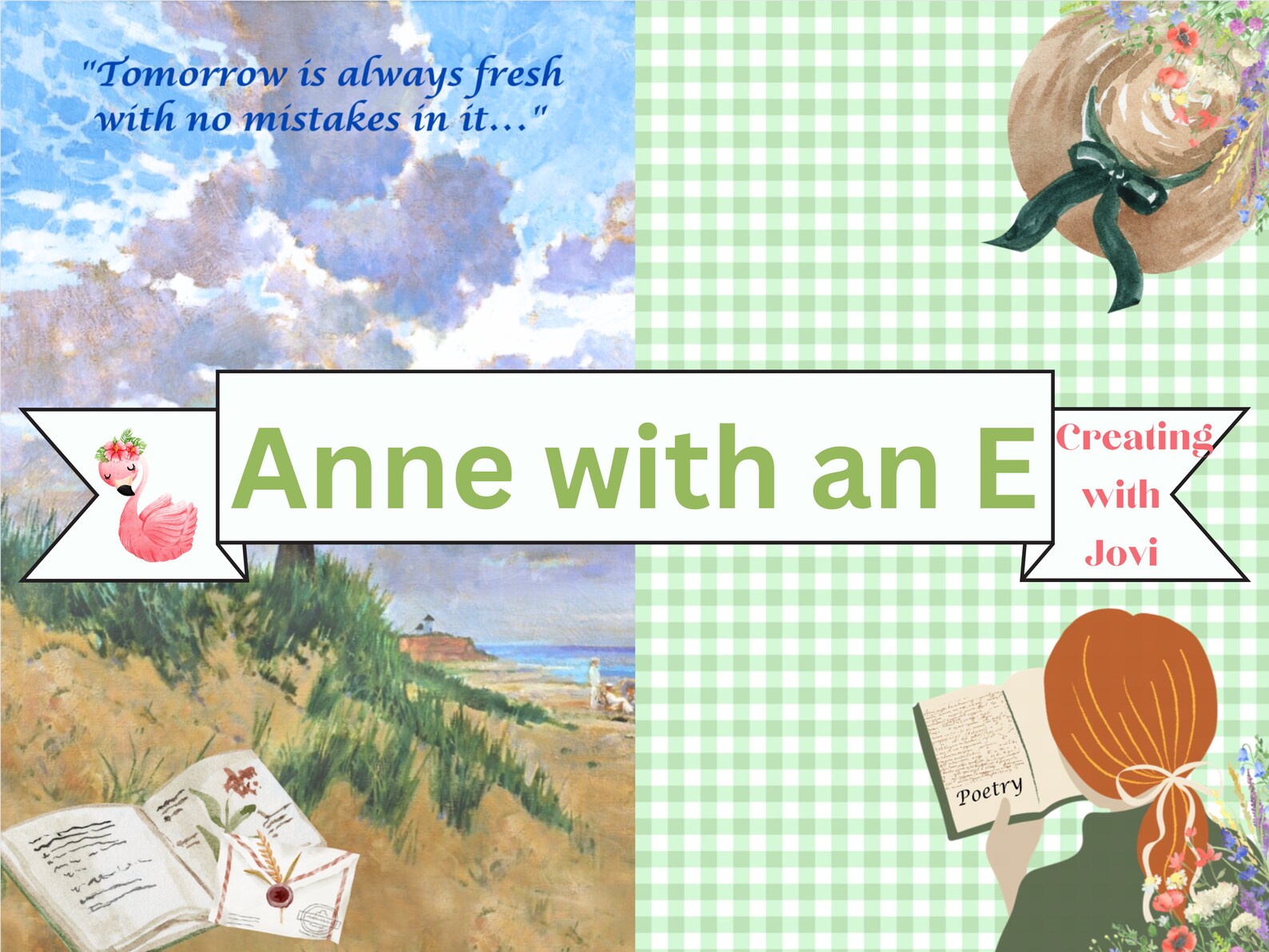 Anne With an E Scrapbook Pack, Anne of Green Gables Junk Journal Kit ...