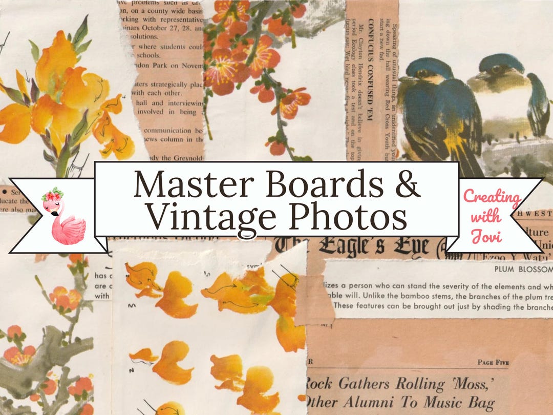 20 Master Boards, Digital Master Boards, Junk Journal Master Boards ...