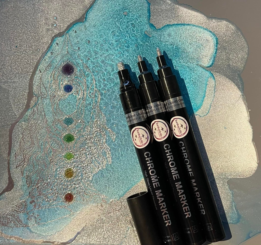 Set of 3 Liquid Chrome Mirror Finish Markers Located in - Etsy Australia
