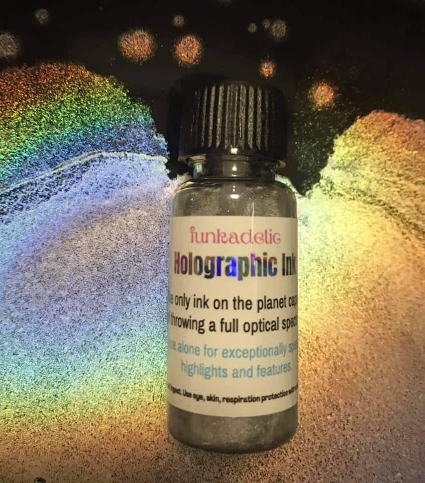 HOLOGRAPHIC ALCOHOL INK by Funkadelic Art Surprises the Only - Etsy ...