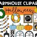 Halloween Clipart | Bitmoji Decor | Halloween Farmhouse Clipart - Etsy