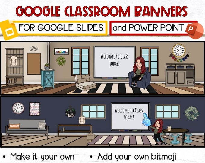 Bitmoji Classroom Decor Build Your Classroom Back to - Etsy