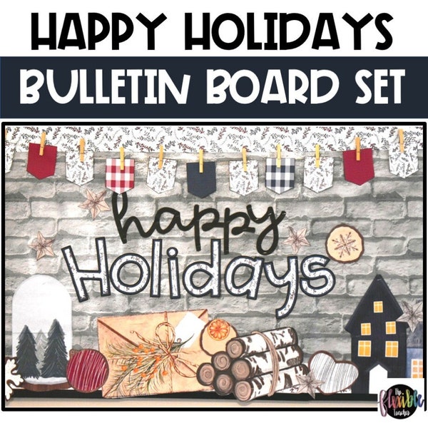 Christmas Bulletin Board Kit - Etsy