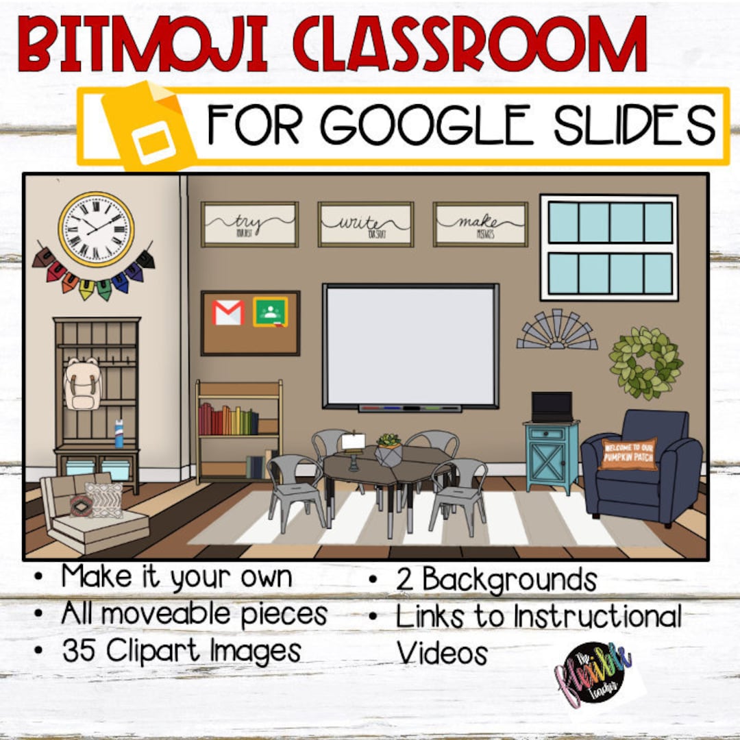 Bitmoji Classroom | Bitmoji Template | Digital Classroom - Etsy Canada