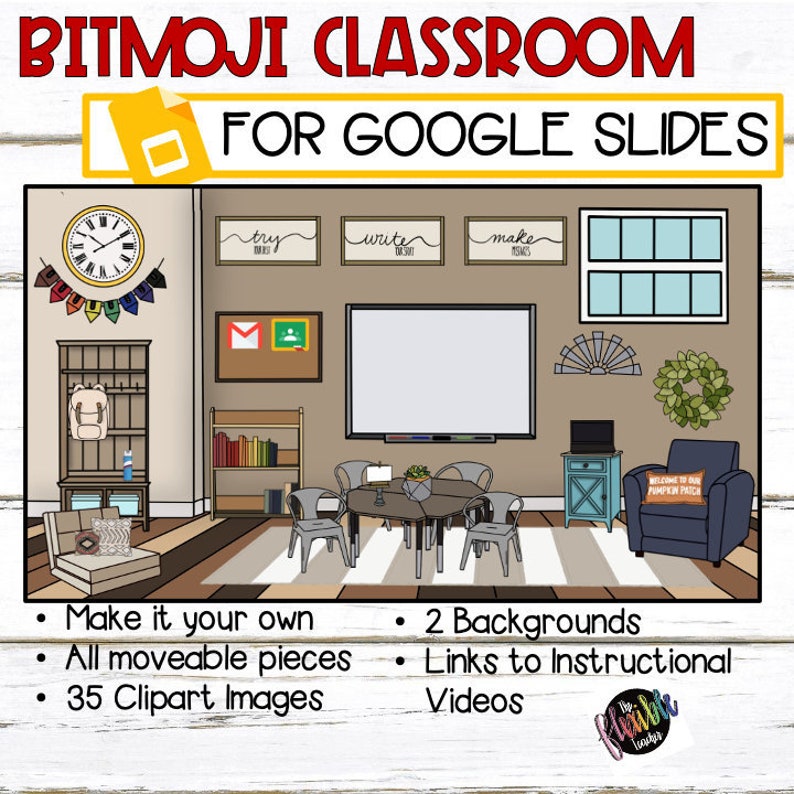 Bitmoji Classroom | Bitmoji Template | Digital Classroom - Etsy Canada