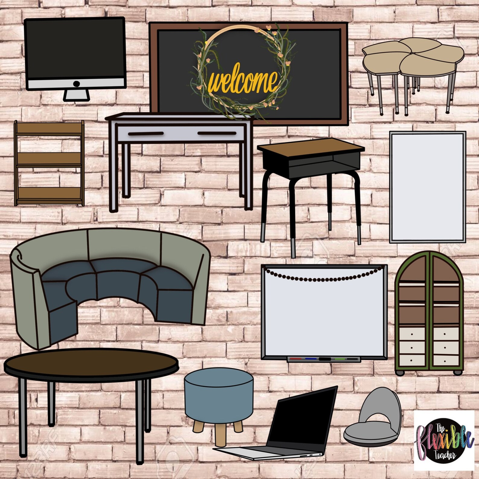 Bitmoji Decor | June Bitmoji Decor | Spring Decor | Digital Classroom ...