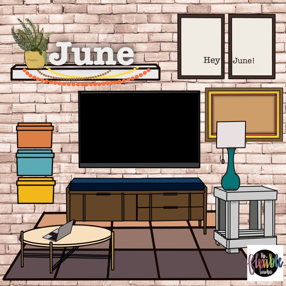 Bitmoji Decor | June Bitmoji Decor | Spring Decor | Digital Classroom ...