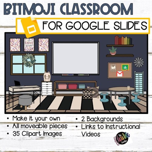 Bitmoji Classroom Bitmoji Template Digital Classroom - Etsy