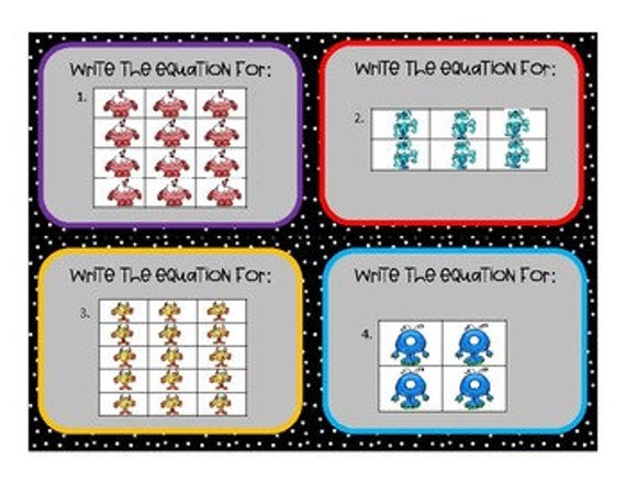 Multiplication Array Clip Art
