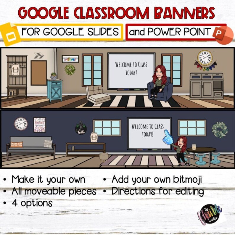Google Classroom Banners | Google Classroom Bitmoji Banners | Virtual ...