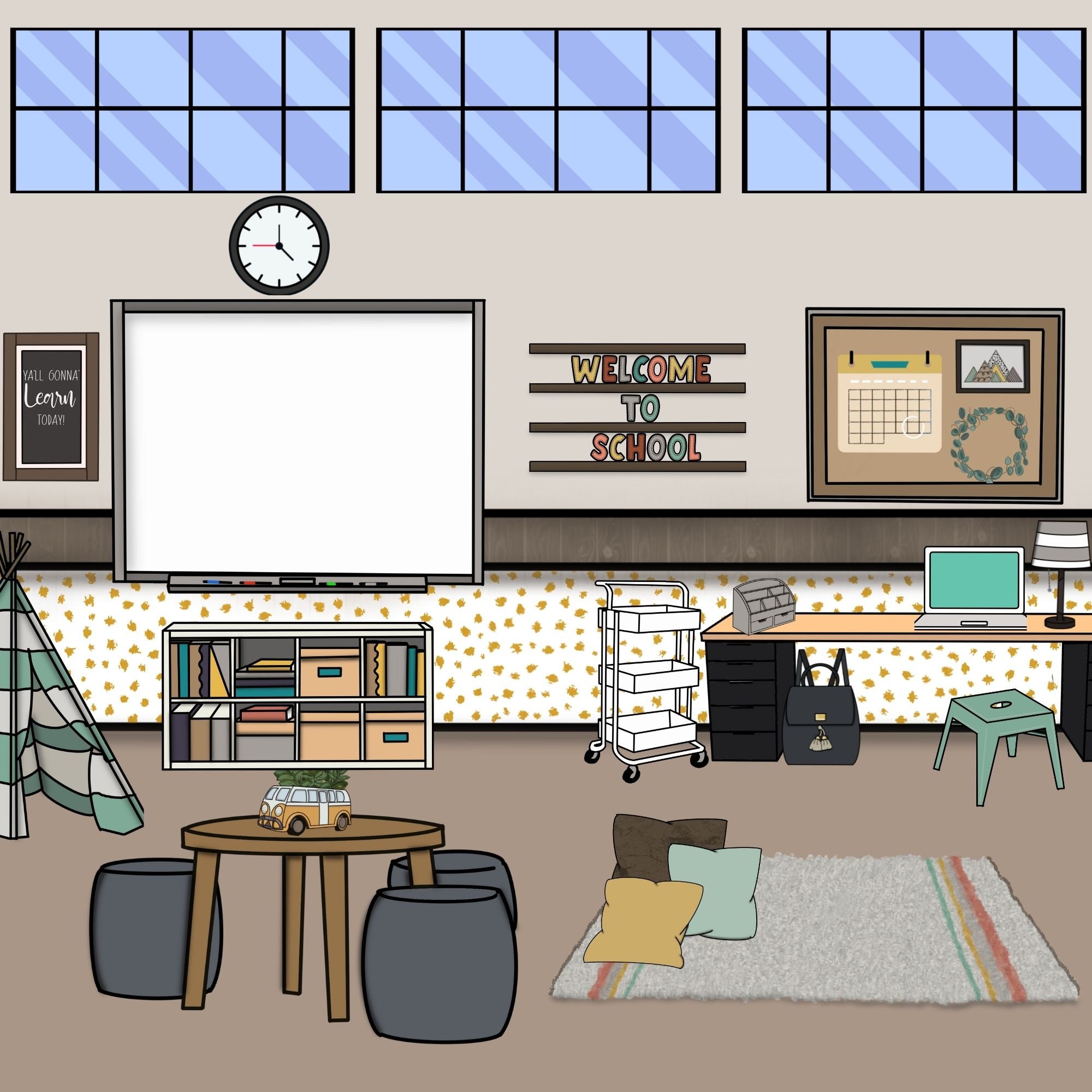 Bitmoji Decor New Bitmoji Decor Year Round Decor Digital Classroom - Etsy