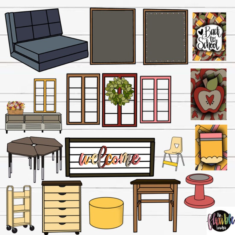Bitmoji Classroom Decor | Build Your Classroom | Back to School Edition ...