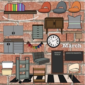 Bitmoji Decor | March Bitmoji Decor | Basketball St Patricks | Digital ...